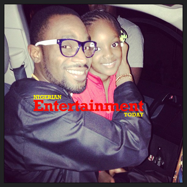 This photo should make D'banj want to start having kids!