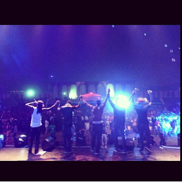 PHOTO: Massive love for Psquare in Congo