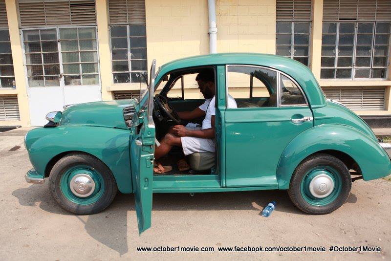 Kunle Afolayan gets tribal marks for new movie 'October 1' [PHOTOS]