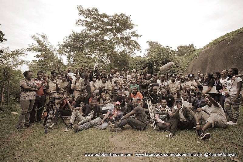 Kunle Afolayan gets tribal marks for new movie 'October 1' [PHOTOS]