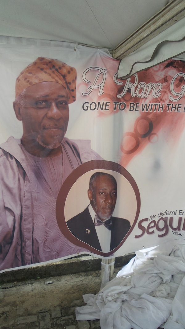PHOTOS: Femi Kuti, Yeni, others attend Femi Segun's burial in Lagos