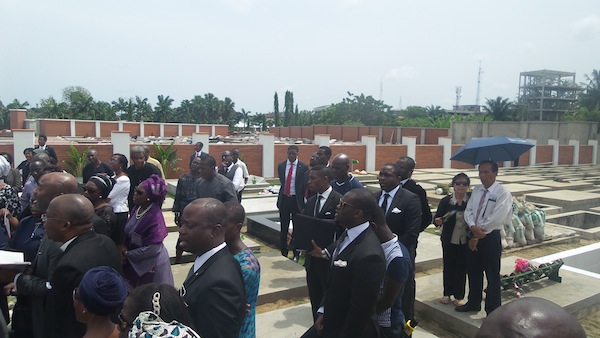 PHOTOS: Femi Kuti, Yeni, others attend Femi Segun's burial in Lagos