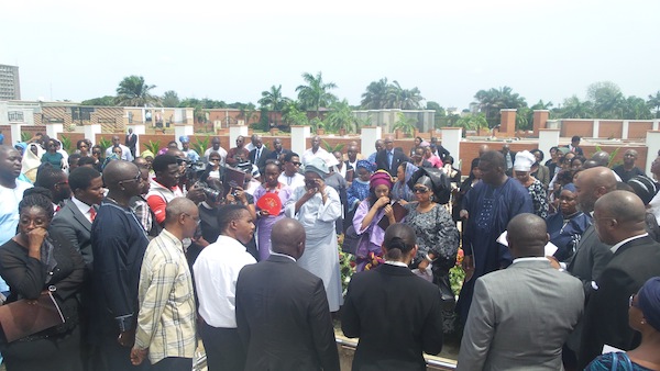 PHOTOS: Femi Kuti, Yeni, others attend Femi Segun's burial in Lagos