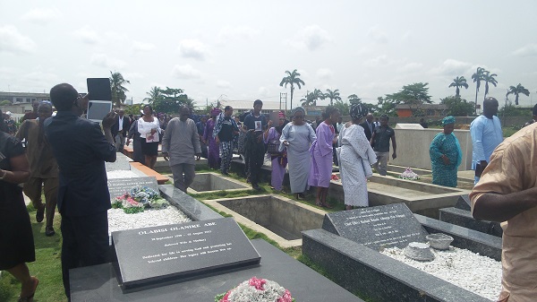 PHOTOS: Femi Kuti, Yeni, others attend Femi Segun's burial in Lagos
