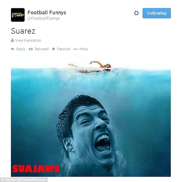 PHOTOS: Luis Suarez' #WorldCup 'bite' goes viral, see the craziest ...