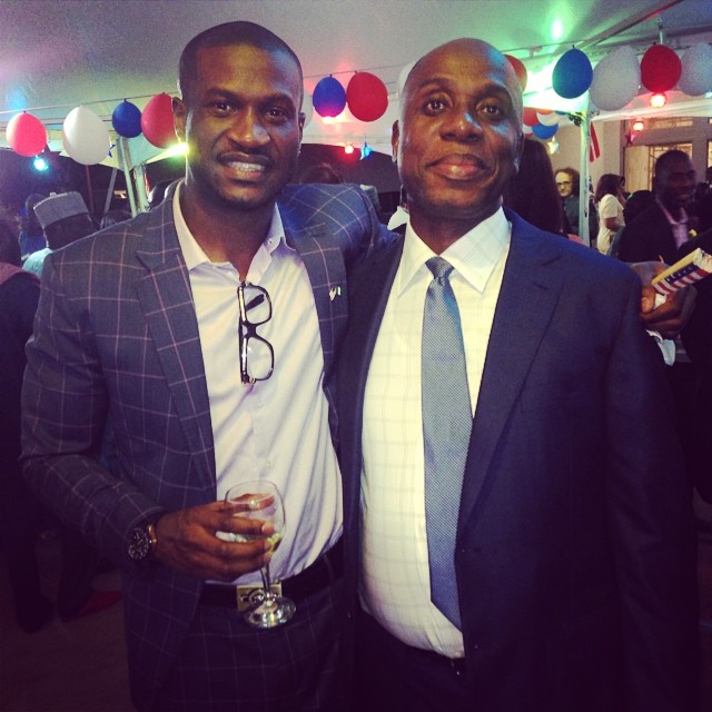 PHOTOS: D'banj, Peter Okoye, Rotimi Amaechi celebrate US Independence ...
