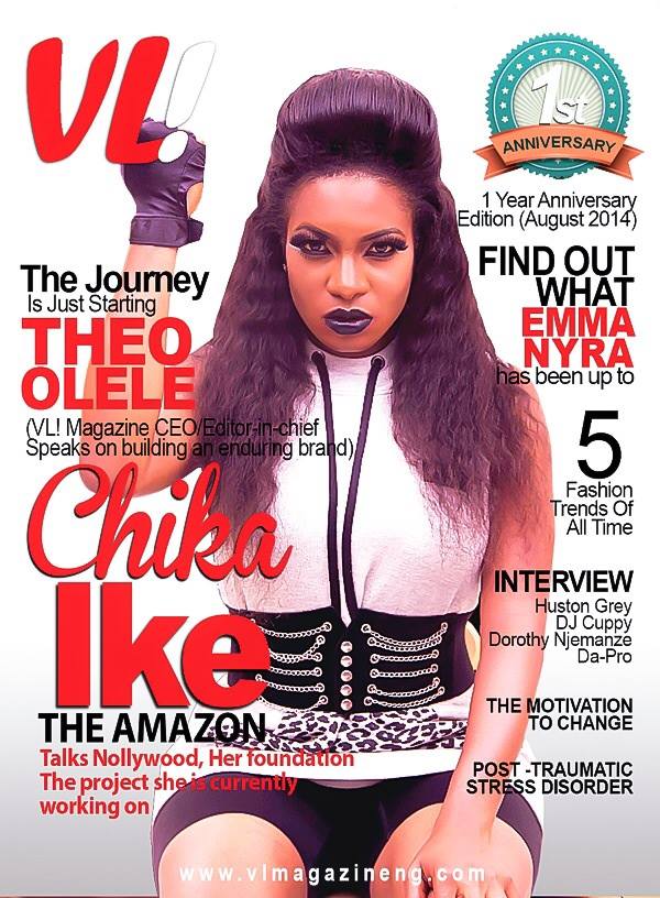 Chika Ike looks fierce on this magazine cover