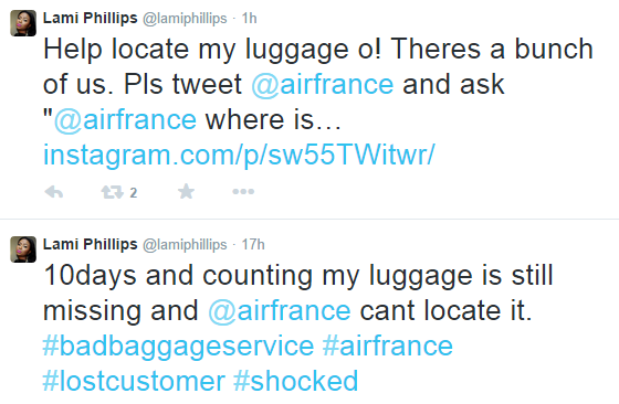 See why Lami Philips is very angry with Air France