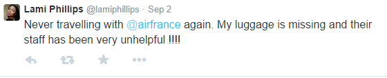 See why Lami Philips is very angry with Air France