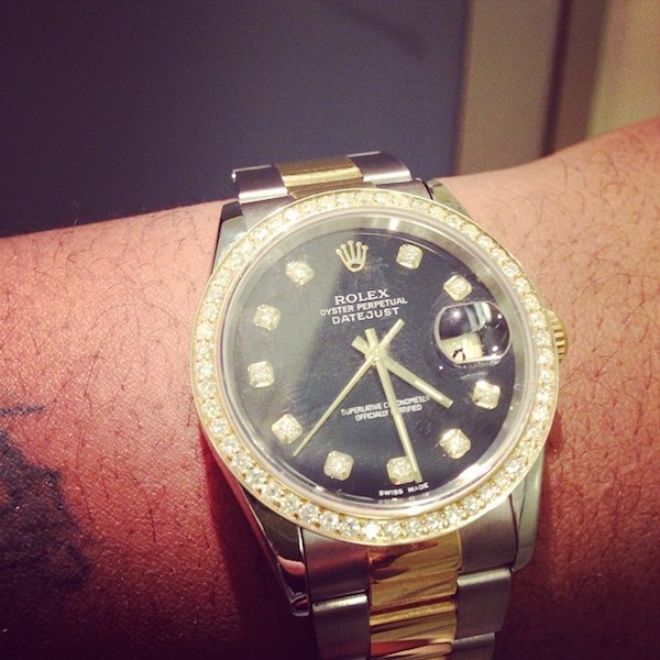 Just like Davido and Wizkid, Sina Rambo flaunts new Rolex