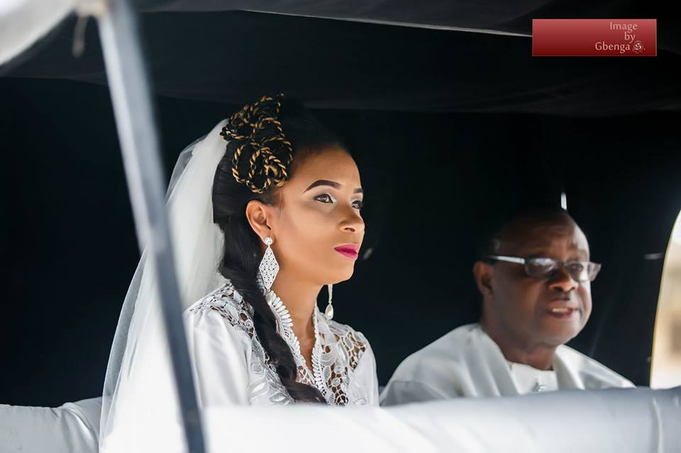 Lovely pictures from Ibinabo Fiberesima’s white wedding