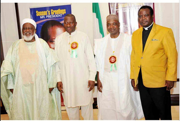 NET Extra: Jonathan receives huge Christmas card from Namadi Sambo
