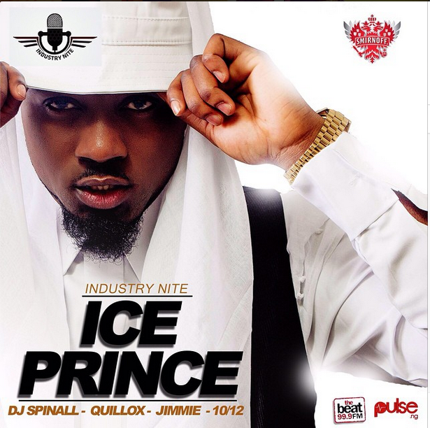 Ice Prince headlines Industry Nite tonight