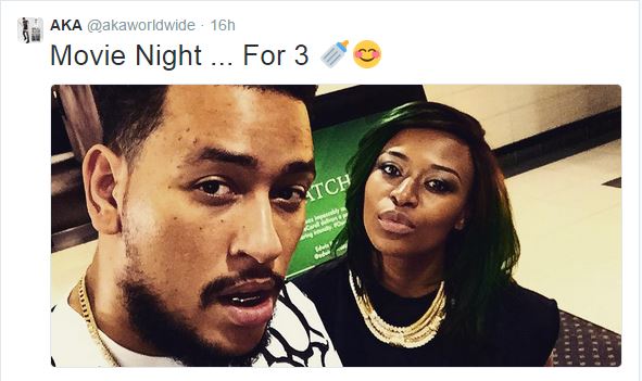 Rapper, AKA is expecting first child with girlfriend