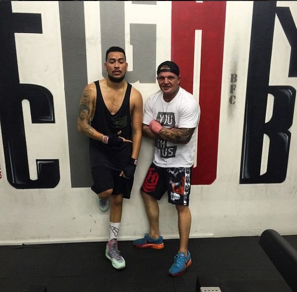Photos: Rapper, AKA begins boxing training