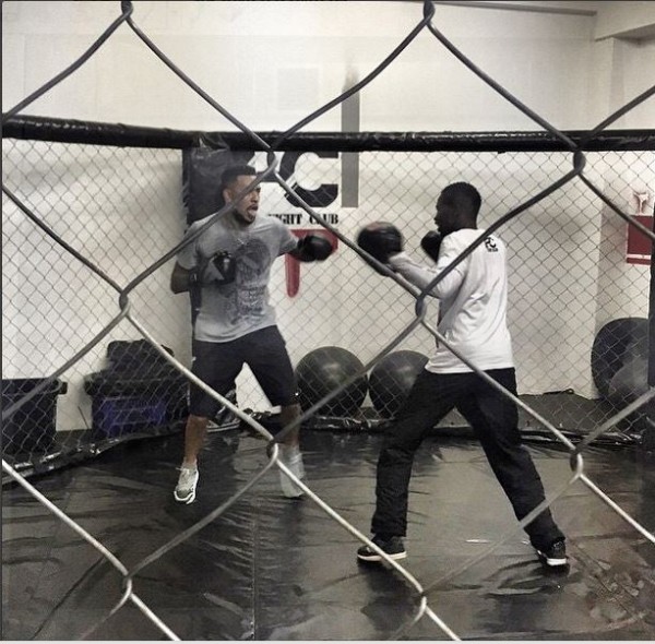 Photos: Rapper, AKA begins boxing training