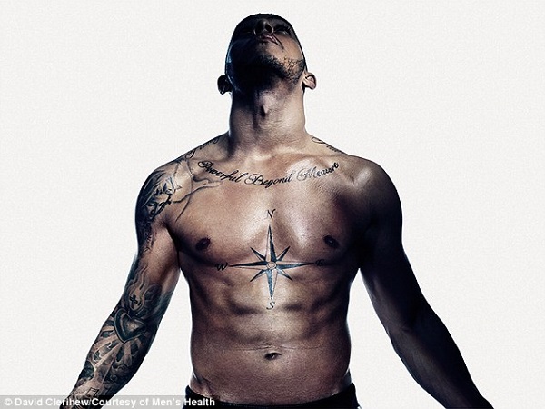Lewis Hamilton explains tattoos on Men’s Health magazine