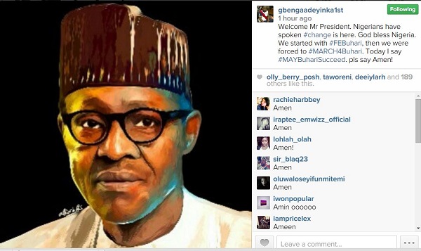 #DemocracyDay: Gbenga Adeyinka, Tonto Dikeh, Olamide, others ...