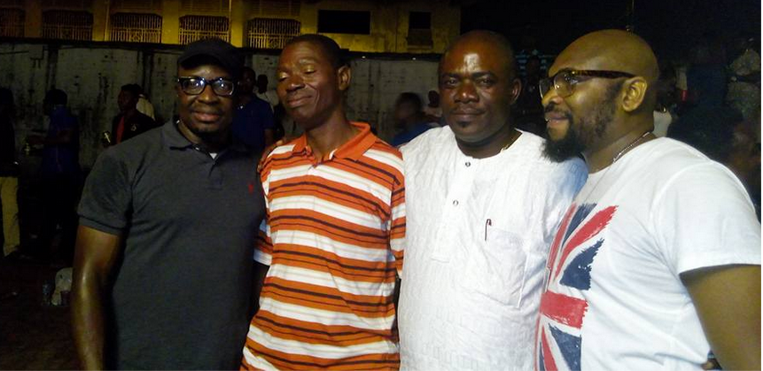 Romantic photos of Ali Baba and wife at 50th gyration party