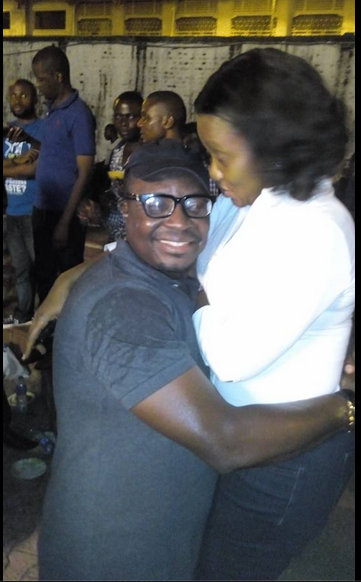 Romantic photos of Ali Baba and wife at 50th gyration party