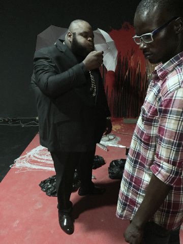 Photos: Salawa Abeni joins son, Big Sheff on set of 'Gentle Lady' Remix ...