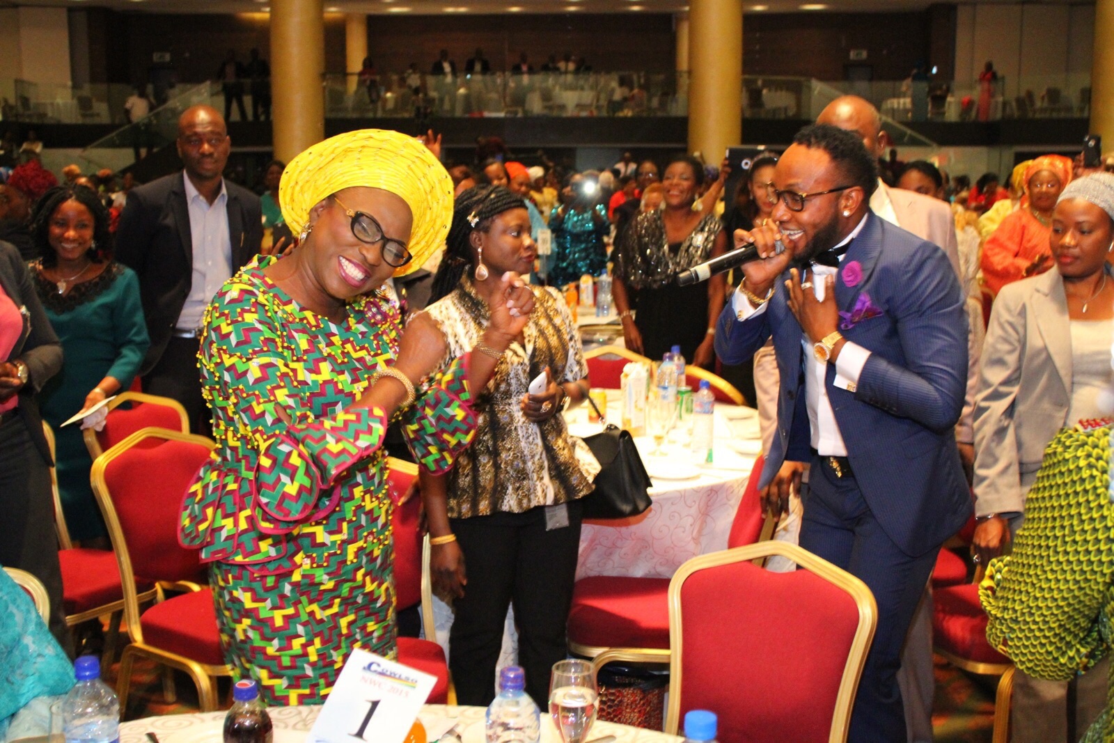 PHOTOS: Ambode's wife spotted dancing with Kcee