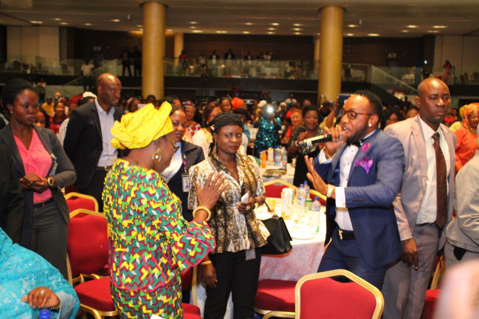PHOTOS: Ambode's wife spotted dancing with Kcee