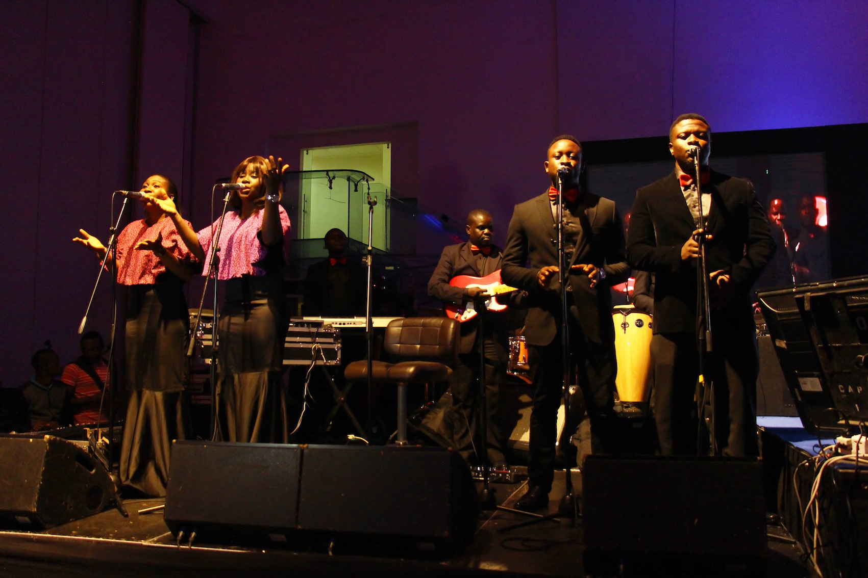 Darey, Basketmouth, Dj Xclusive celebrate with Interswitch