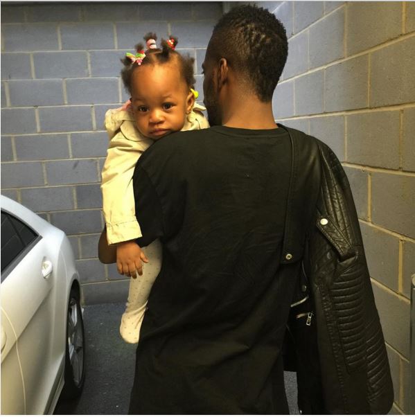 Doting dad! See beautiful PHOTOS of 9ice and his 4th child, Michelle