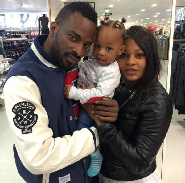 Doting dad! See beautiful PHOTOS of 9ice and his 4th child, Michelle