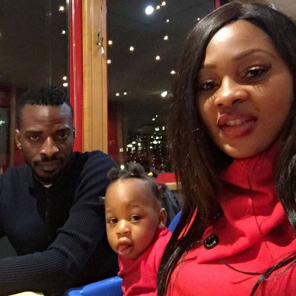 Doting dad! See beautiful PHOTOS of 9ice and his 4th child, Michelle