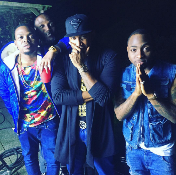 PHOTOS: Davido and Olamide shoot 'The Money' video in London