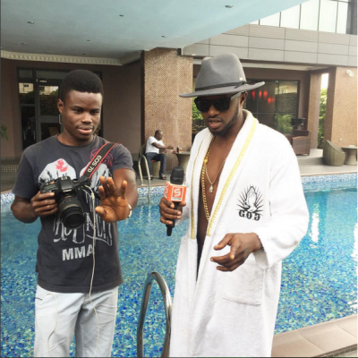 PHOTOS: Danagog shoots 'Hookah' video with Davido