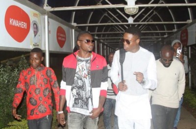 PHOTOS: Nigerian rapper, Vector arrives in Uganda