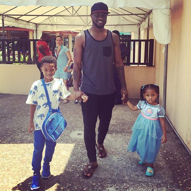 15 times Peter Okoye and his son, Cameron passed as twins