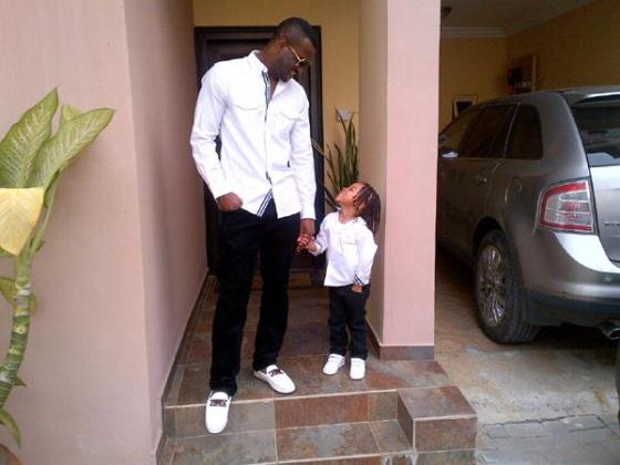 15 times Peter Okoye and his son, Cameron passed as twins