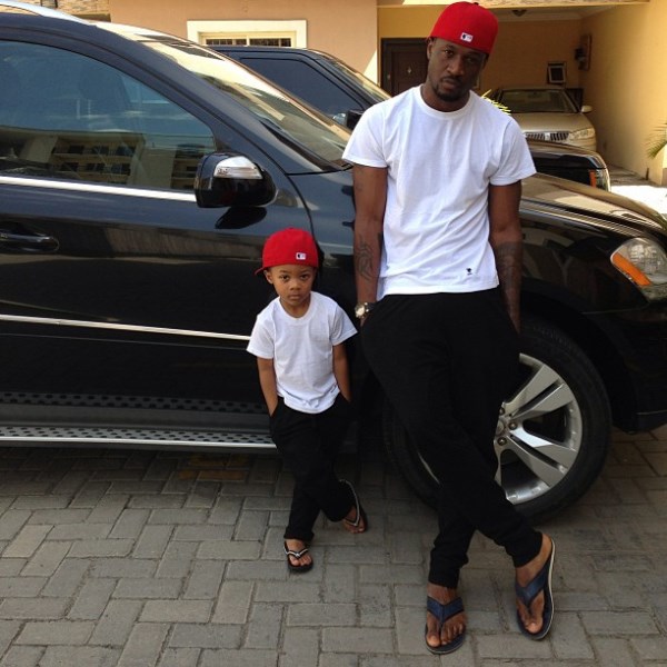 15 times Peter Okoye and his son, Cameron passed as twins