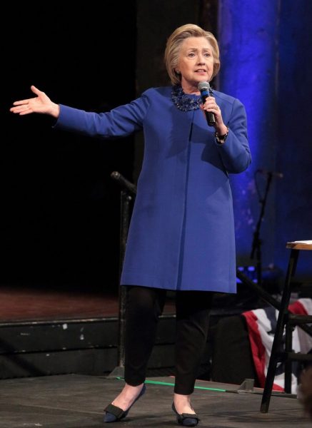 The many colourful pantsuits of Hillary Clinton