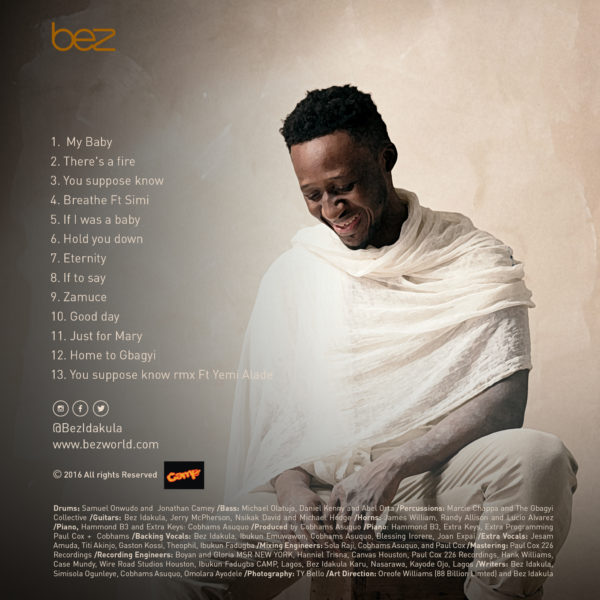Nigerian singer Bez is dropping a new album after 5 years but ...