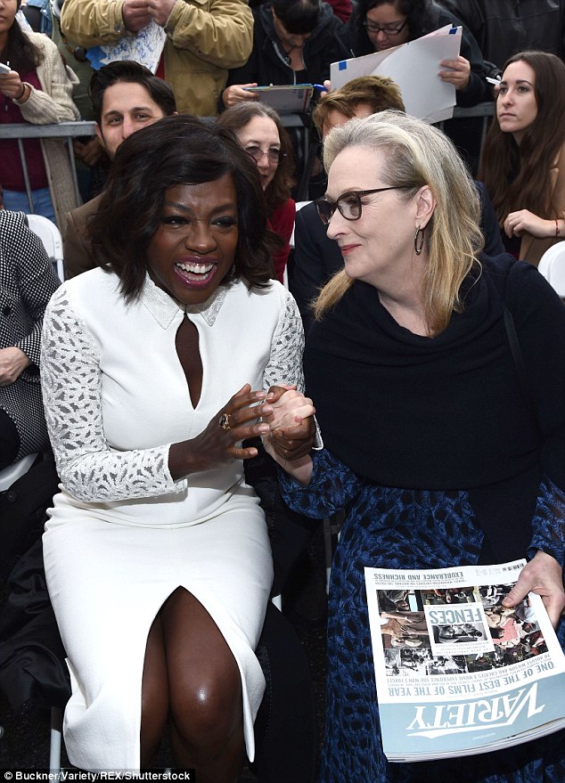 All the beautiful moments as actress, Viola Davis receives Hollywood ...