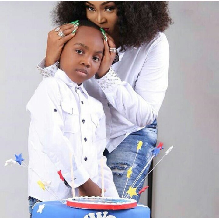 'You will continue to be my source of joy' - Mercy Aigbe in sweet ...
