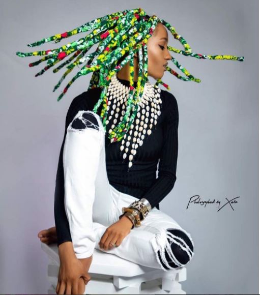 If this becomes a trend, will you be seen rocking Ankara wax braids?